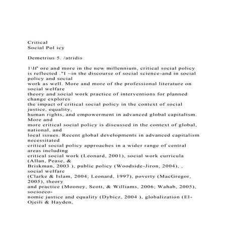 Critical sw study notes | DOC