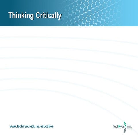 Critical thinking | PPT