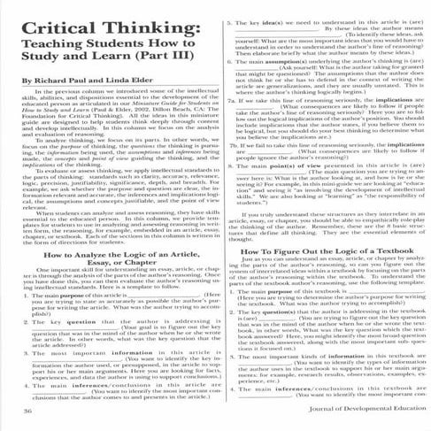 Critical thinking | PDF