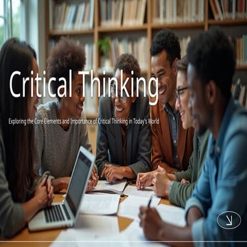 Critical Thinking.Critical Thinking. Ppt | PPT