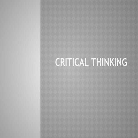 Critical Thinking Skills - Strategies to Develop Analytical and ...