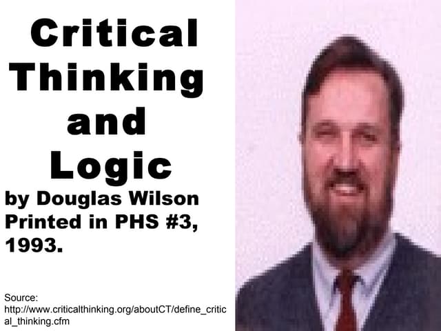 Critical thinking | PDF