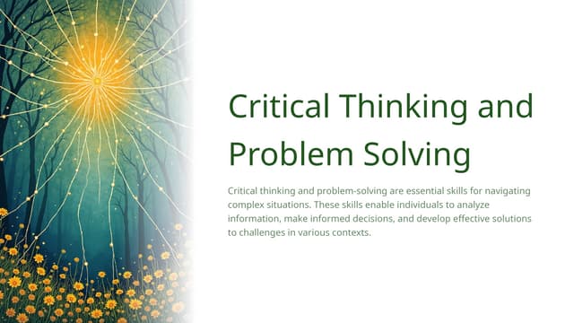 Critical thinking, Problem solving, Creativity.pptx