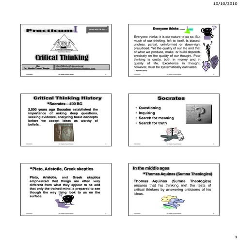 Critical Thinking | PDF