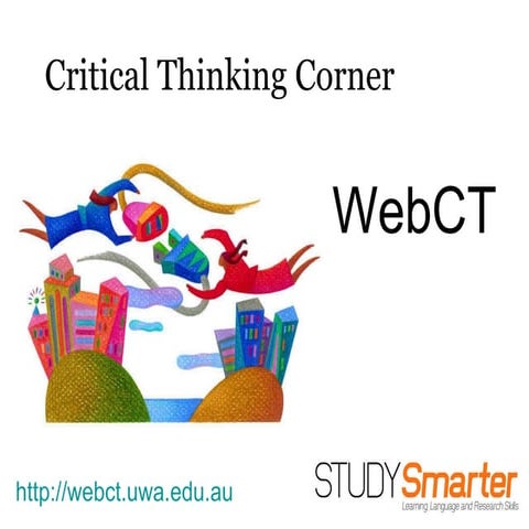 Critical Thinking Corner Web Ct | PPT