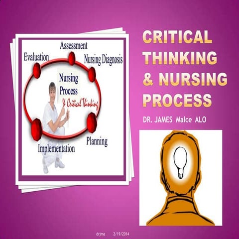 Critical thinking in nursing | PPT
