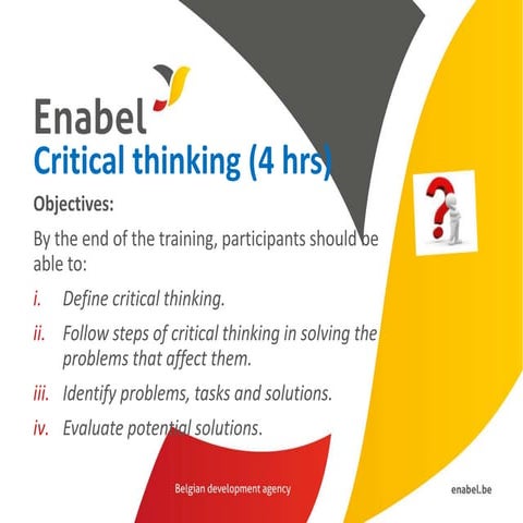 Critical Thinking power point DES.pptx | Educational Assessment | Education