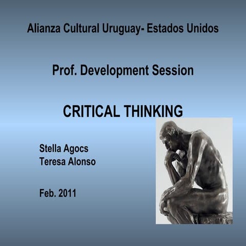 Critical Thinking | PPT | Education