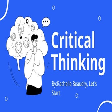 Critical Thinking Presentation Problem Solving.pptx