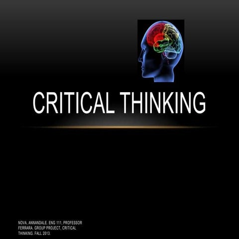 Critical-Thinking---Return-to-Learning.ppt