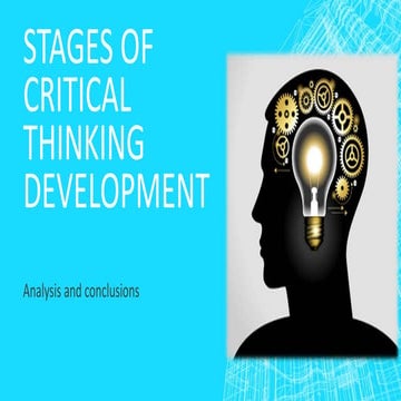Critical thinking slide deck | PPTX
