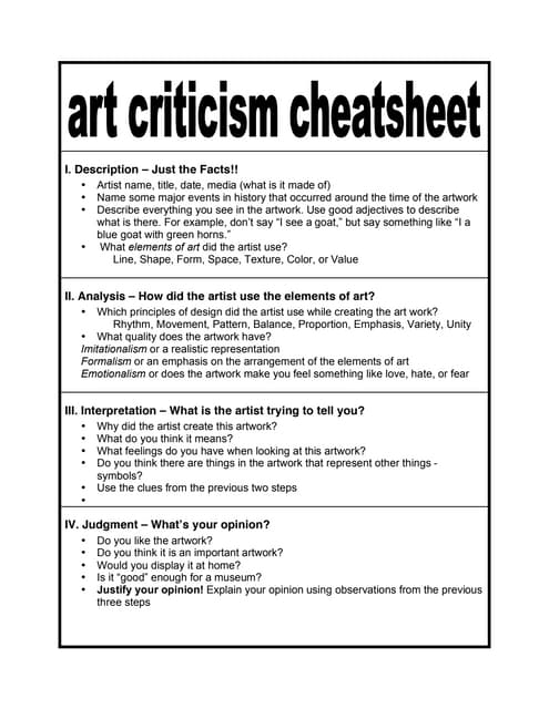 Basic-Art-Criticism.pptx................. | PPTX