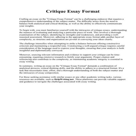 Example Of Critique Essay.pdf
