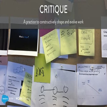 Salesforce Ignite Work Differently // Critique How-To | PDF