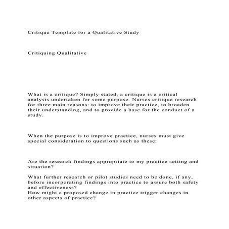Critique Template for a Qualitative StudyCritiquing Qualit.docx