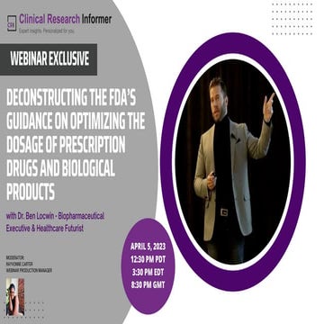 Deconstructing the FDA’s Guidance on Optimizing the Dosage of ...