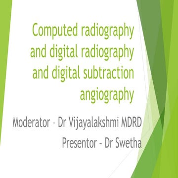 computed radiography, digital radiography | PPTX