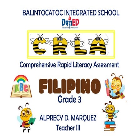 CRLA_G3_Filipino modules and reading ma | PDF