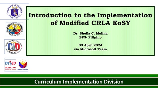 General Overview of CRLA.pptx