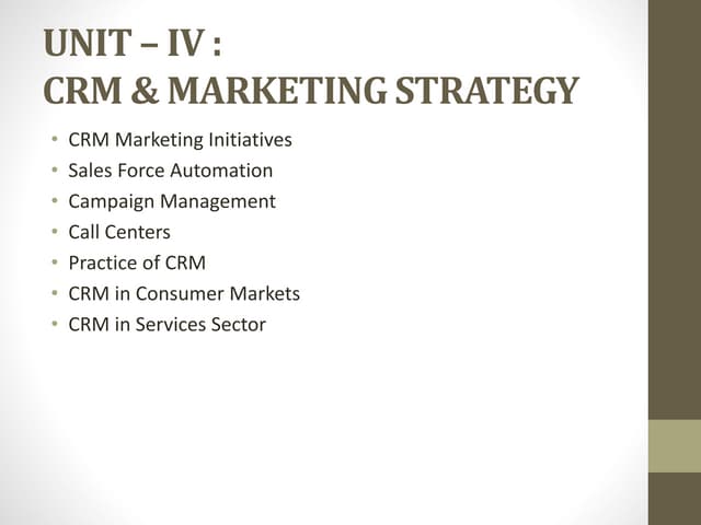 CRM Framework | PDF