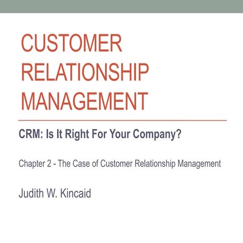 Crm2 | PDF