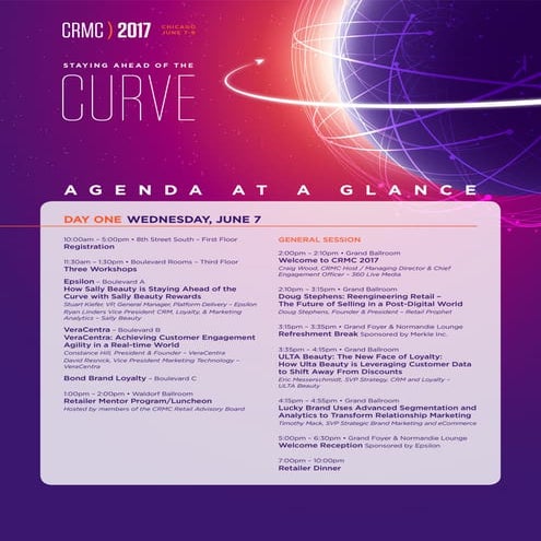 CRMC 2017 Agenda | PDF