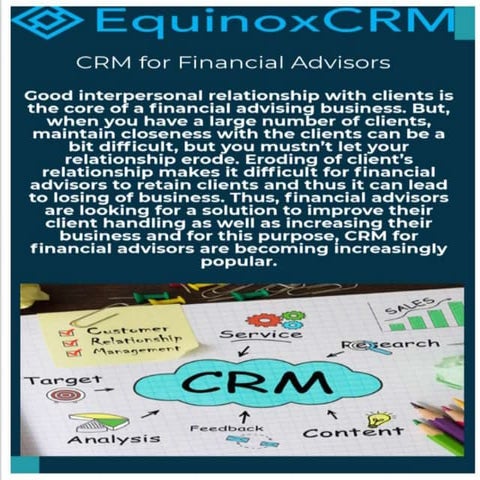 Crm for financial advisors | PPTX
