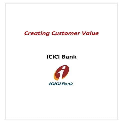 ICICI - Customer Relationship Management | PDF