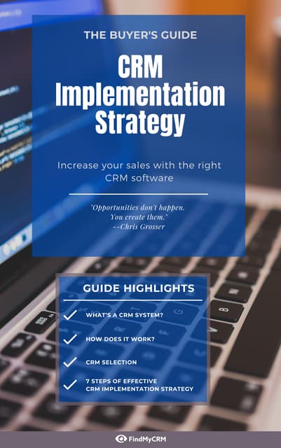 Choose the right CRM | PDF