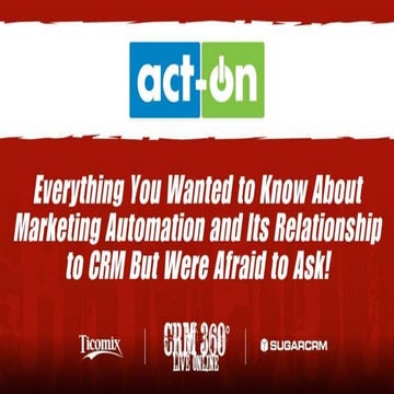 CRM360: ACT ON Presentation | PPTX