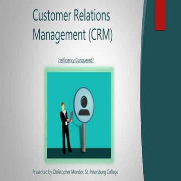 CRM presentation | PPT