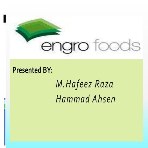 Engro foods | PPTX