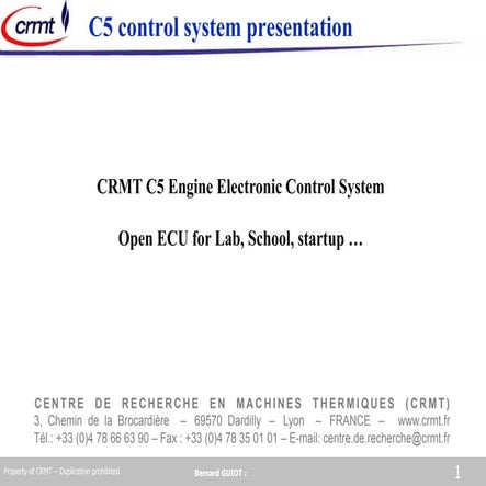 Crmt Open ecu | PDF