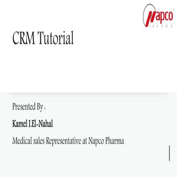 Crm tutorial | PPTX