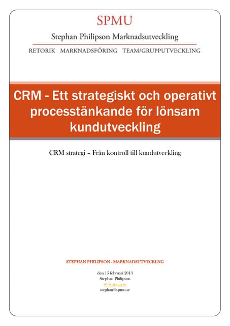 Orientering i pm3_organisationsanpassad 2023 | PDF