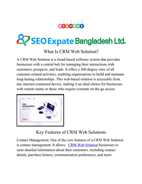 Customer Relationship Management (CRM) Presentation | PPTX | Sales ...