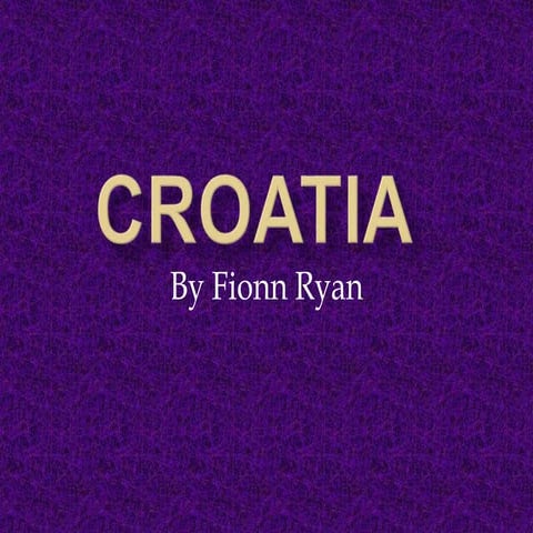 Croatia | PPT