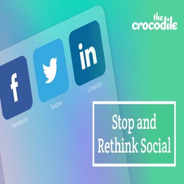 Stop and rethink B2B social | PDF | Advertising Industry | Industries