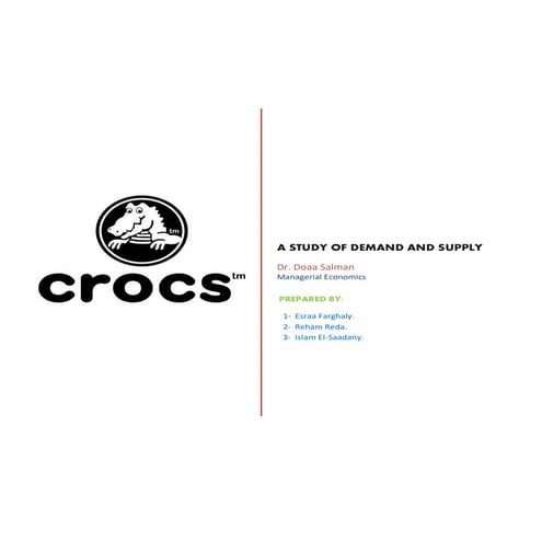 Crocs, inc reasearch | PDF