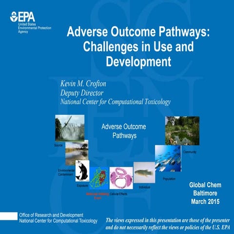 Introduction to the adverse outcome pathways concept and framework ...