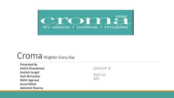Croma Logo Profile For Croma Pizza Chorlton