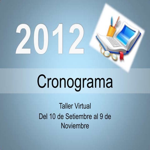 Cronograma de actividades_curso | DOCX