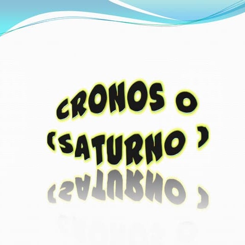 Cronos o (saturno ) | PPTX