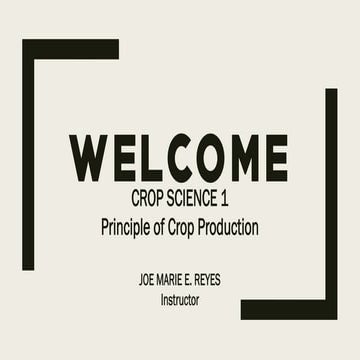 CROP-SCIENCE-1.pdf Document for teaching | PDF