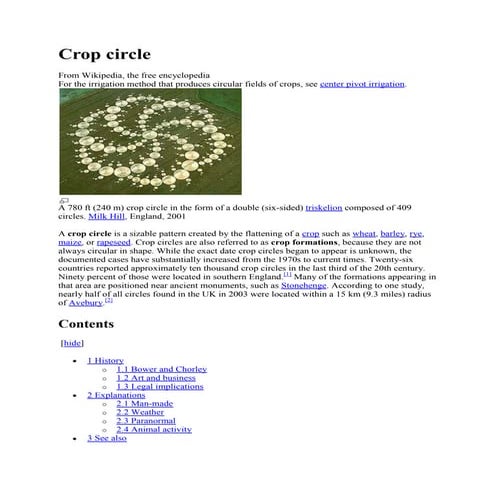 Crop circle | DOCX