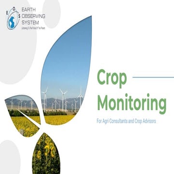 Crop monitoring for Agri Consultants | PDF