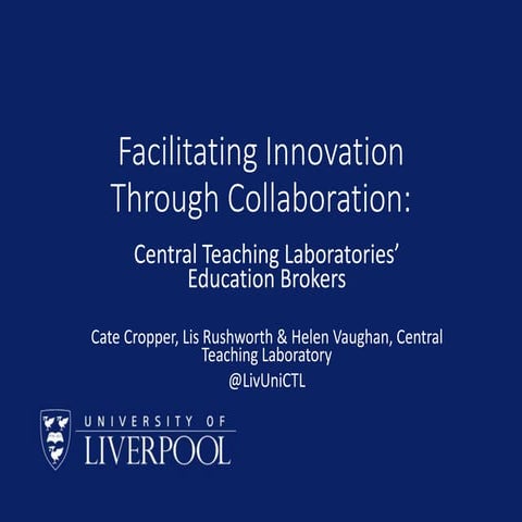 Facilitating Innovation Through Collaboration: Central Teaching ...