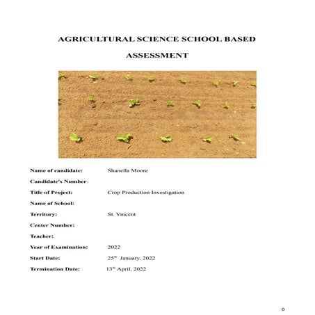 Broiler SBA.docx for agricultural science csec | DOCX