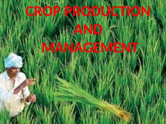 crop production and management class 8 science | PPTX
