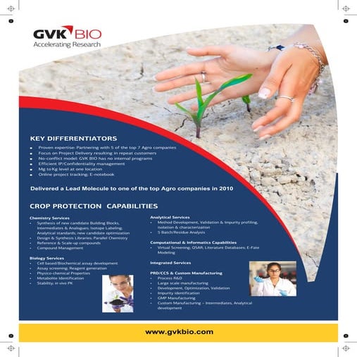 Crop Protection GVK BIO Flyer Final | PDF